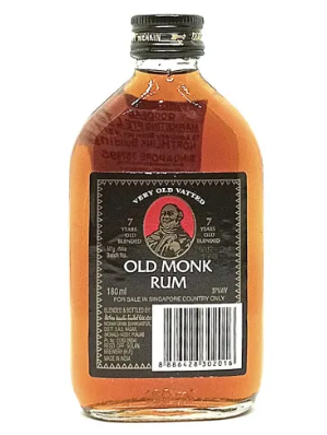 OLD MONK RUM 180ml 37% vol