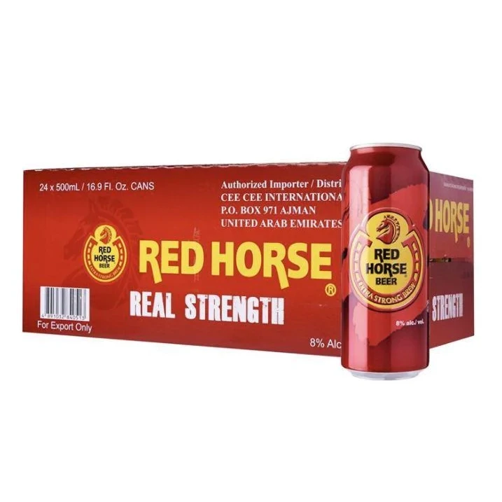 Red Horse Extra Strong Beer Can. 24 Pack 500ml