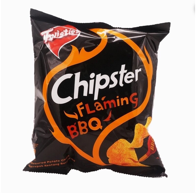 Twisties Chipster Potato Chips - Flaming BBQ 60g