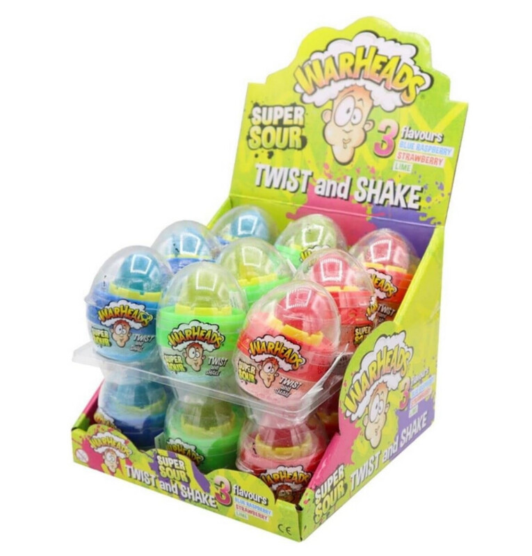 Warheads Sour Scrambler Egg Easter Candy 18x18g