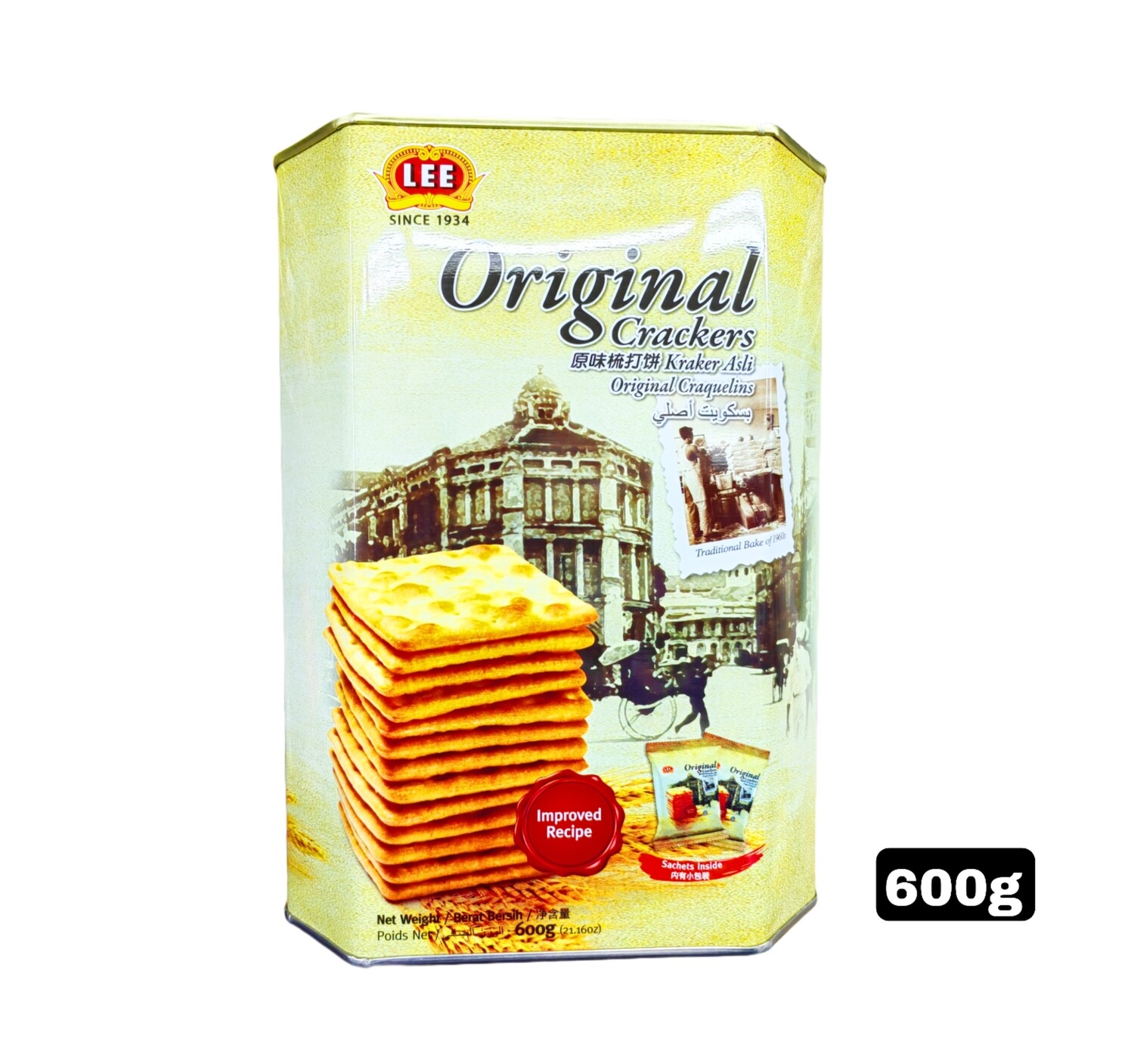 Lee Original Crackers. 600g