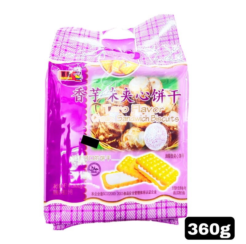 Taro Flavor Sandwich Biscuits 360g