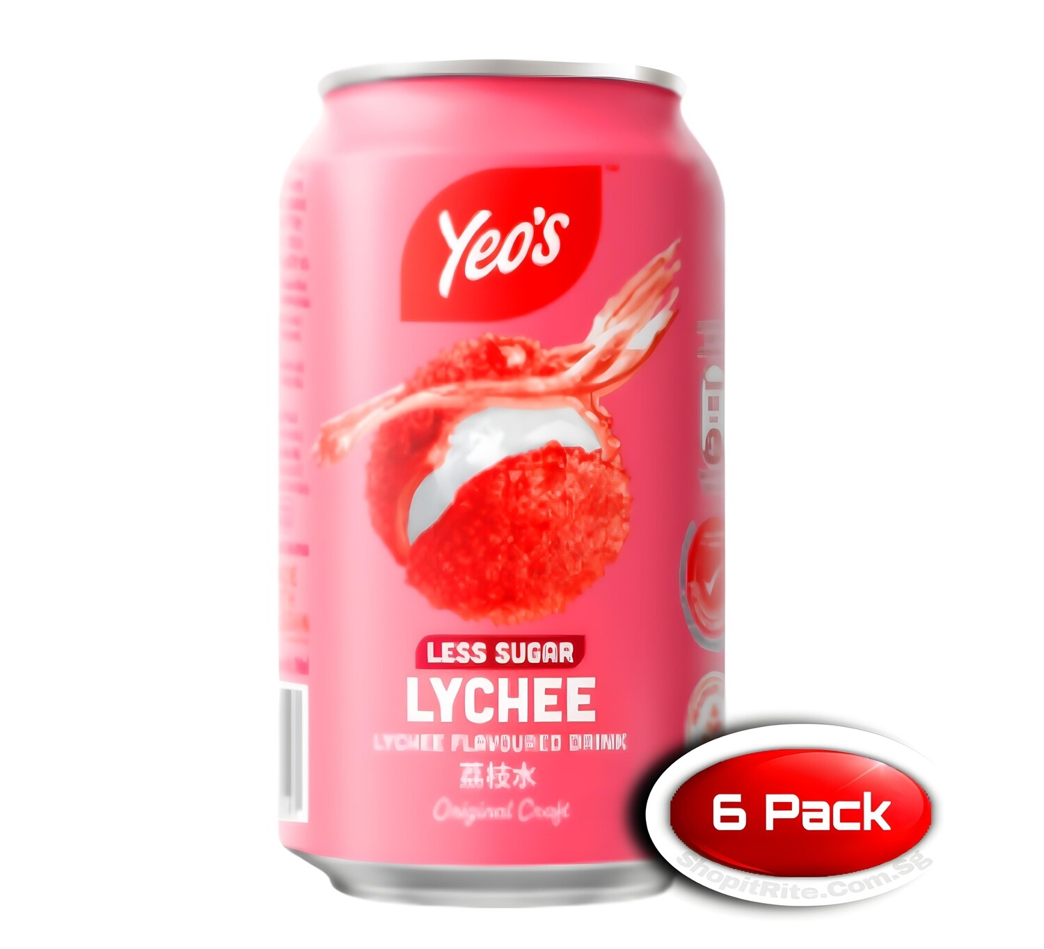 Yeo Lychee Drink 300mL 6 Pack