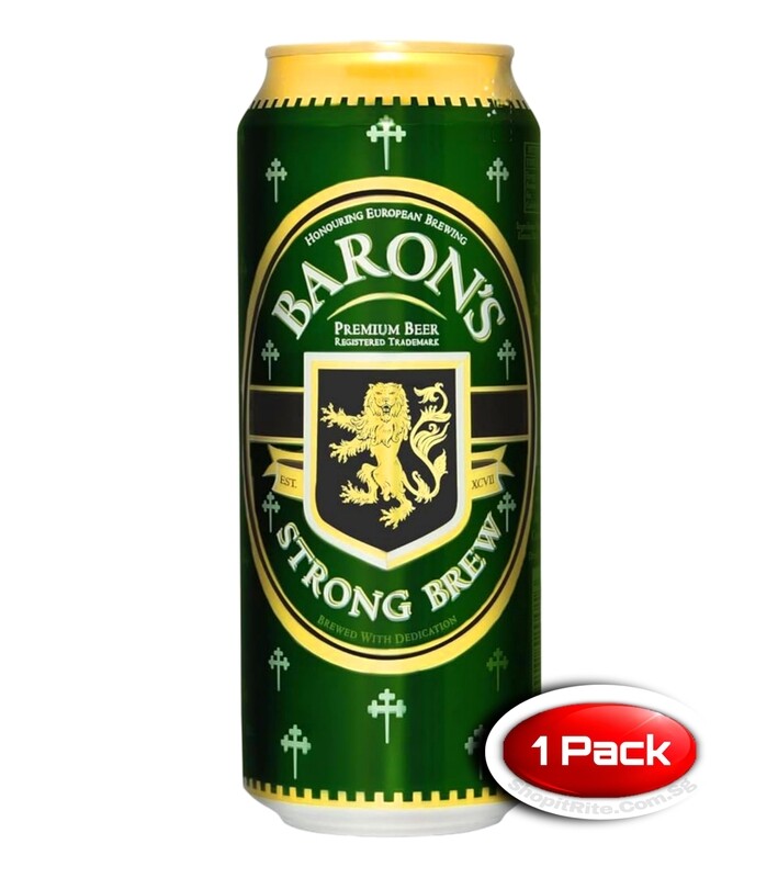 Baron's Strong Brew Beer 490ml
