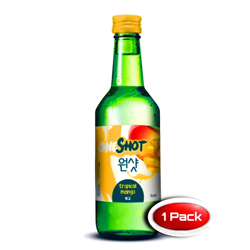 One Shot Tropical Mango Soju 360ml