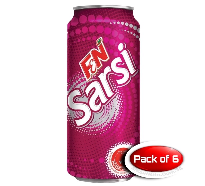 F&N Sarsi 325ML 6 Cans