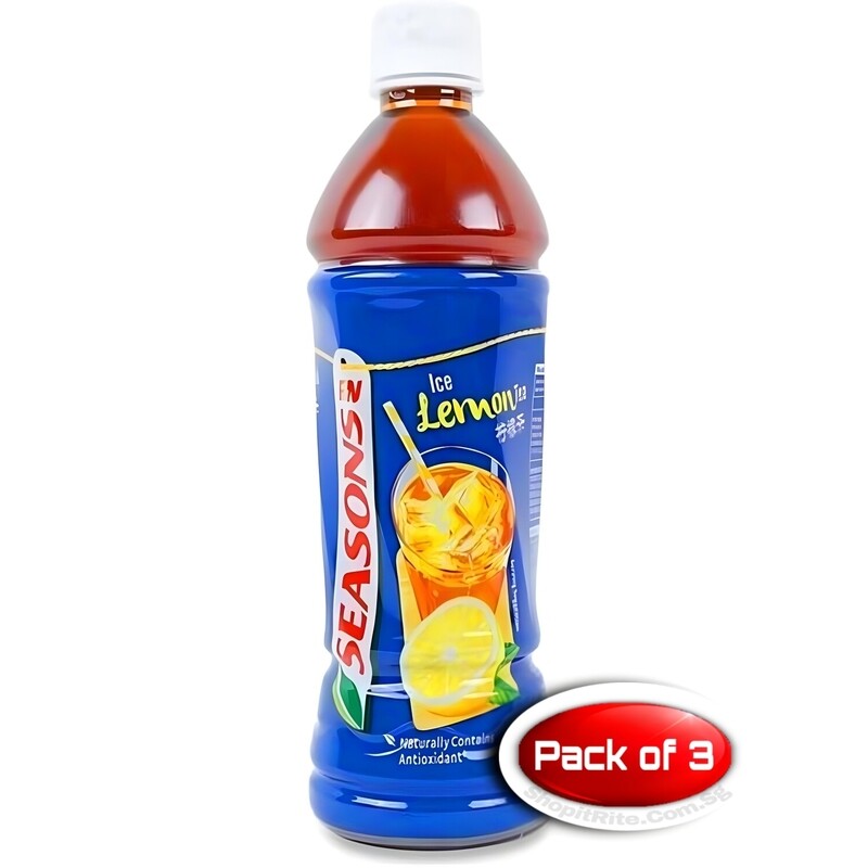 F&N SEASONS Lemon Ice Tea 500ml 3 Bottles