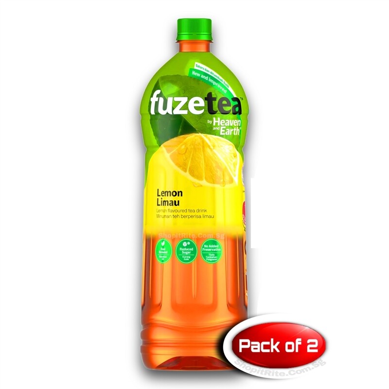 Fuze Tea Lemon Tea 1.5L 2 Bottles