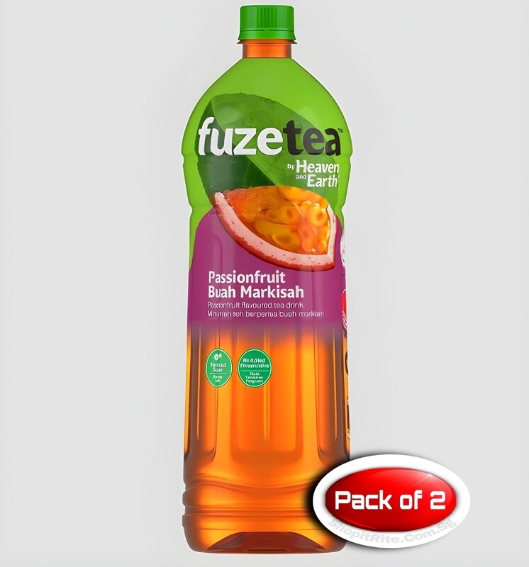Fuze Tea Passionfruit Flavor 1.5L 2 Bottles