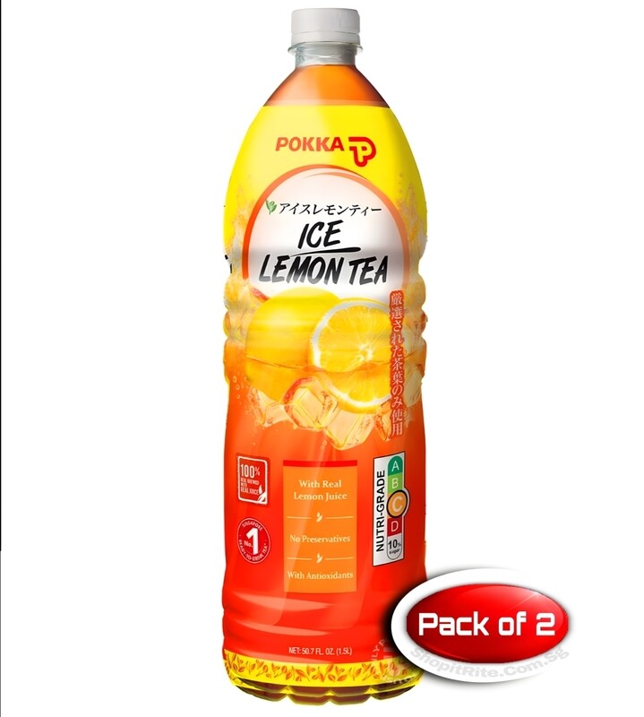 Pokka Ice Lemon Tea 1.5L 2 Bottles