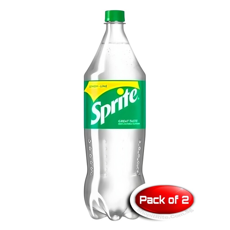 Sprite Sparkling Lemon Lime 1.25L 2 Bottles