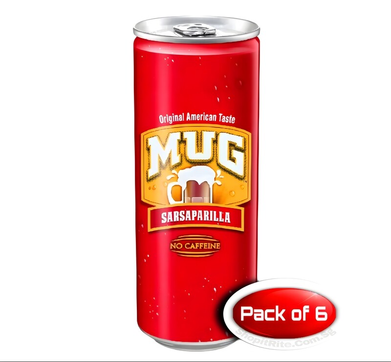 MUG Root Beer 320ML 6 Cans