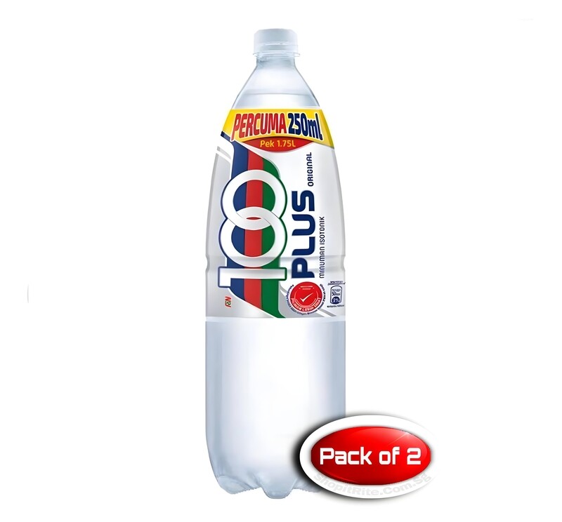 100 PLUS ORIGINAL 1.75L 2 Bottles