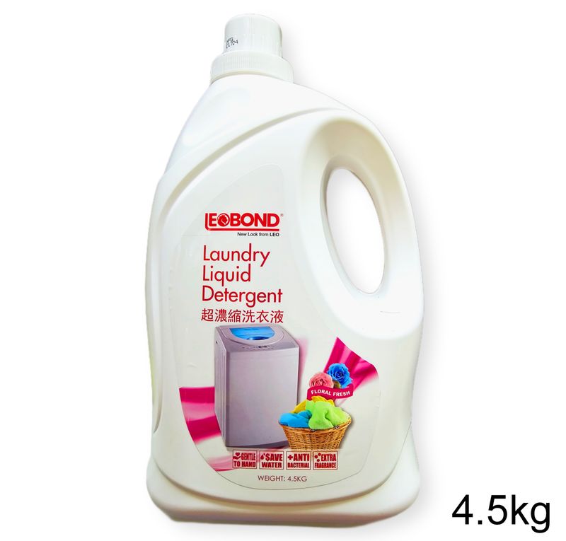 LEO Laundry Liquid Detergent Floral Fresh 4.5kg