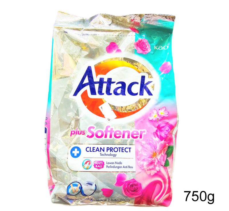 KAO Attack Plus Softener Detergent 750g