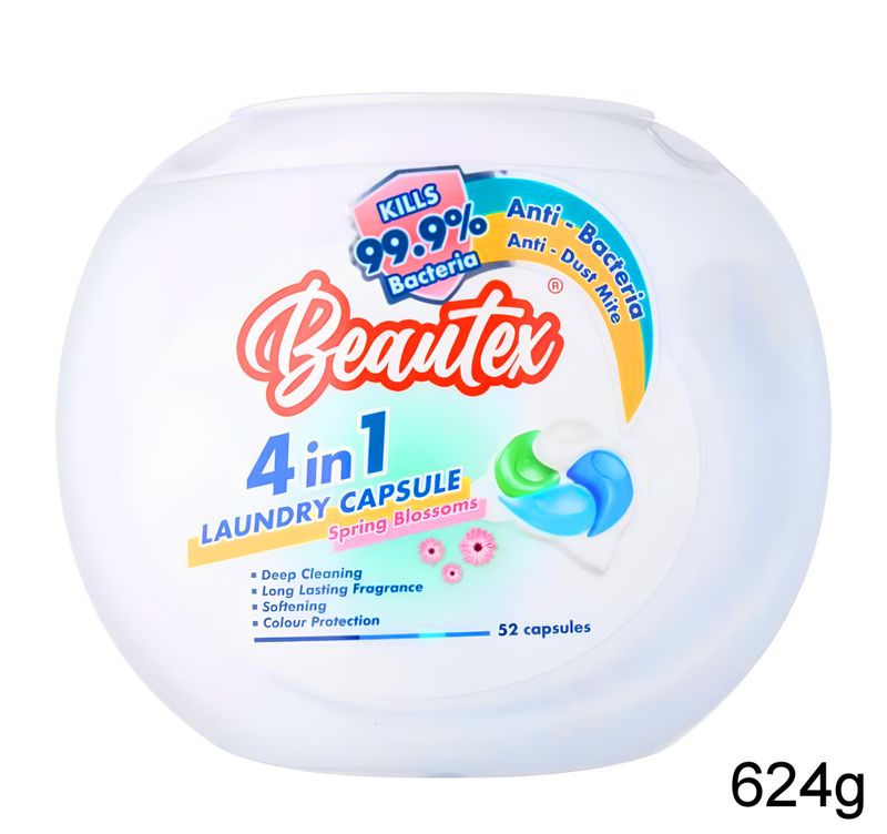BEAUTEX 4 in 1 LAUNDRY CAPSULE 624g