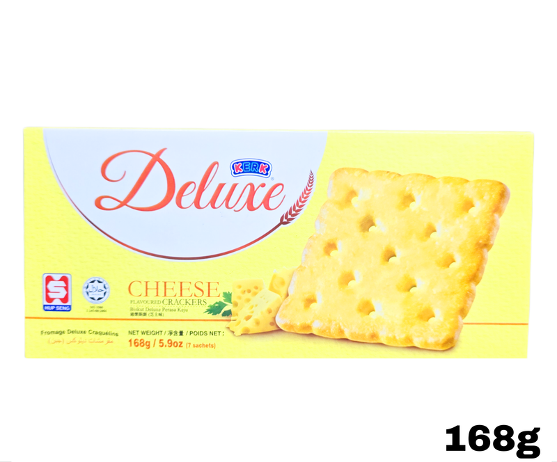 Kerk Deluxe Cheese Flavoured Crackers 168g