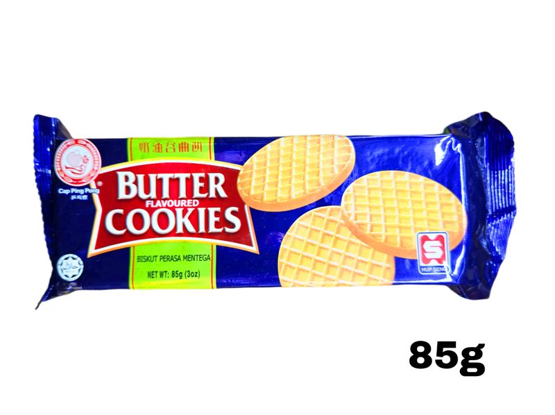Hup Seng Cap Ping Pong Butter Flavoured Cookies Biscuit 85g