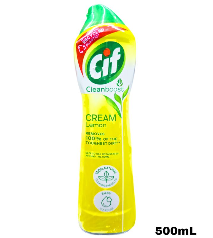 Cif Cream Cleaner Lemon 500ml