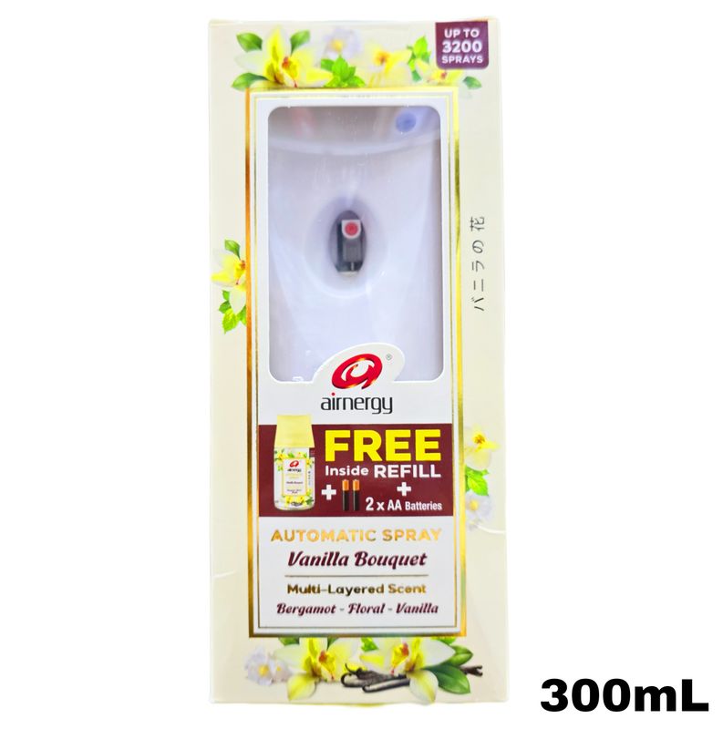 Airnergy Automatic Spray - Vanilla Bouquet 300mL