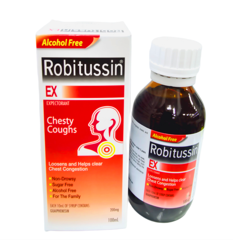 Robitussin Ex Cough Syrup - Chesty Coughs 100mL