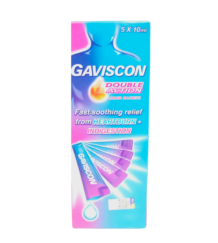 Gaviscon Double Action Liquid Sachets 5x10ml Pack