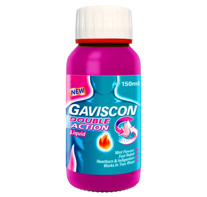 Gaviscon Double Action Liquid - Mint Flavour 150mL