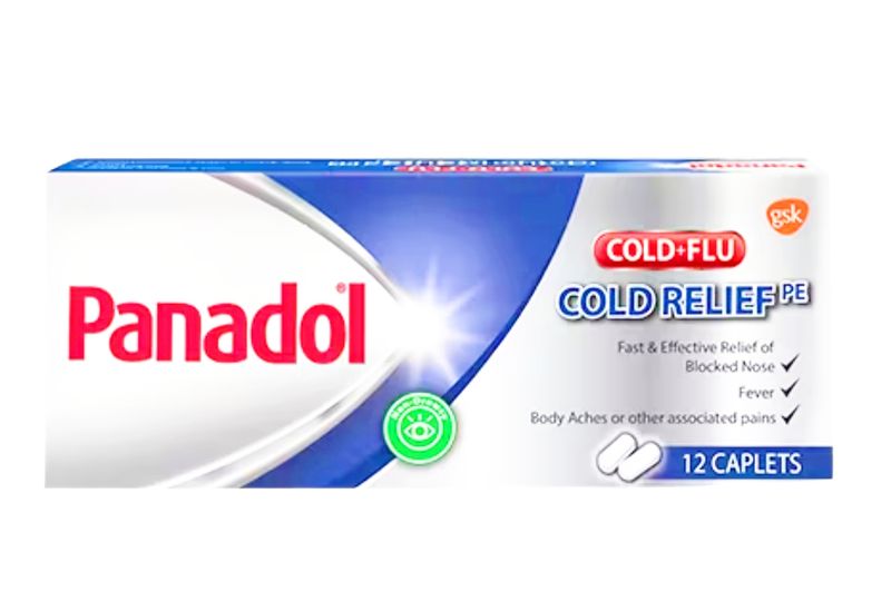 Panandol Cold Flu Cold Relief 12 Caplets