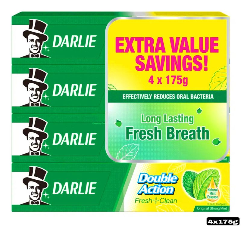 Darlie Double Action Toothpaste - Original 4 x 175g