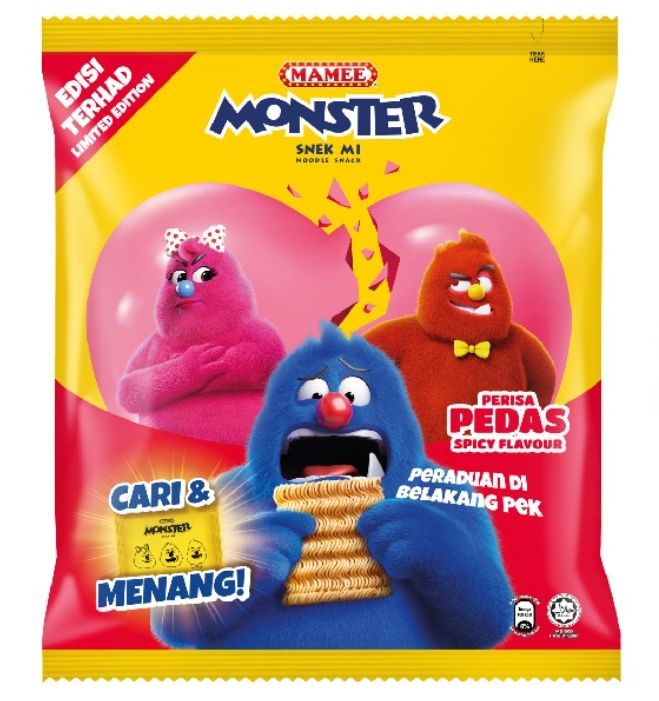 MAMEE MONSTER PERISA BBQ FLAVOR 8X25G