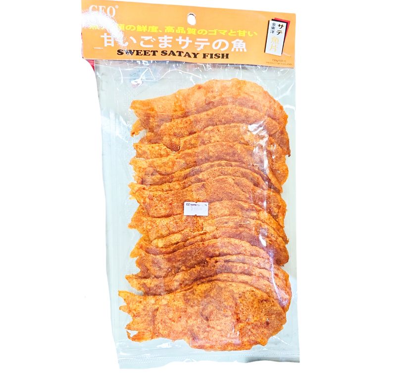 GEO SWEET SATAY FISH 150G