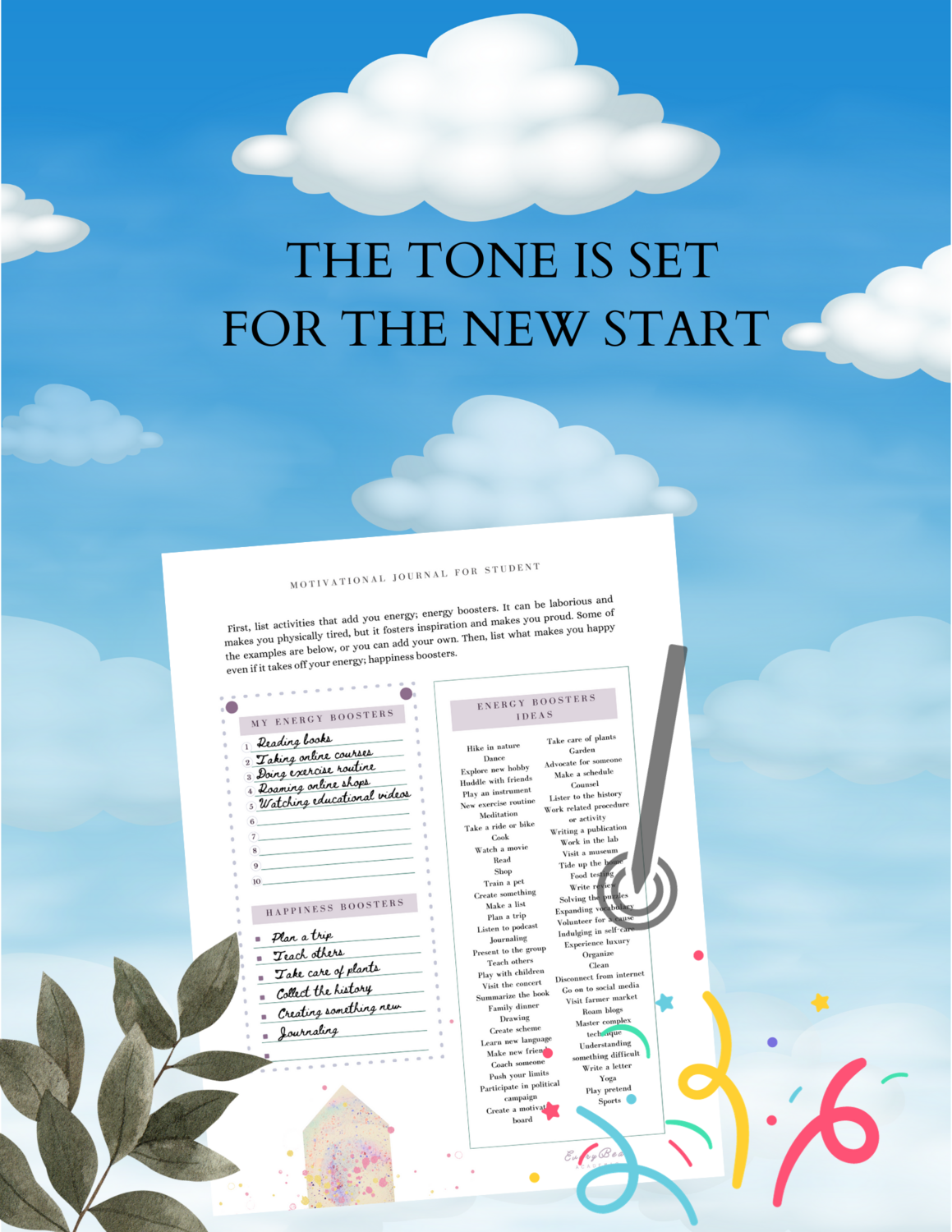 Motivational Journal for Student