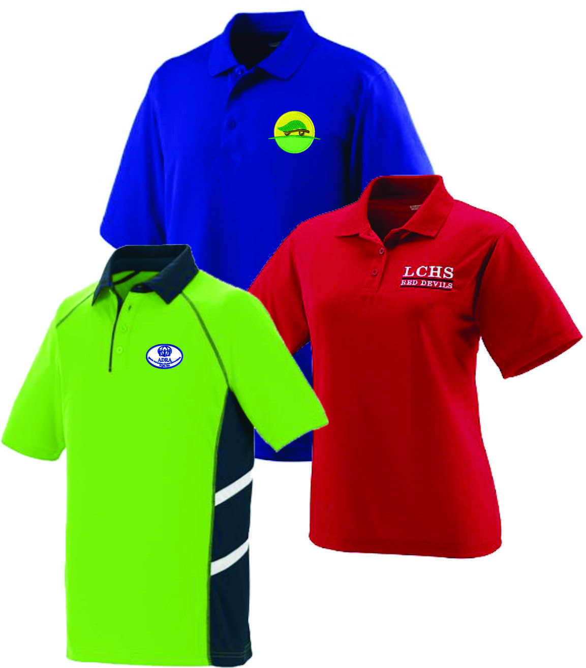 Polos en Microfibra (Dry fit) Bordadas