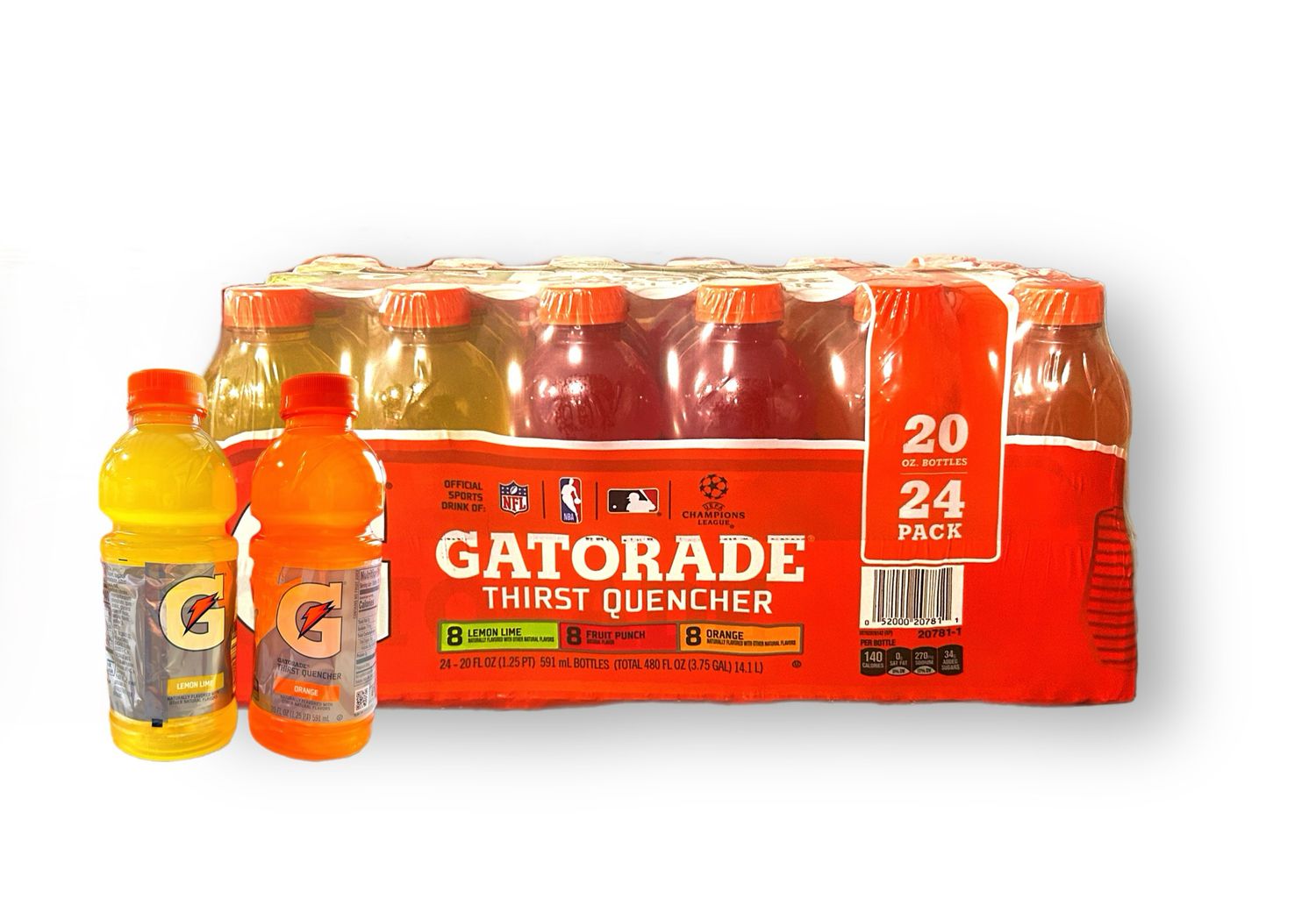 Gatorade Variety Pack (20oz) 10 cases