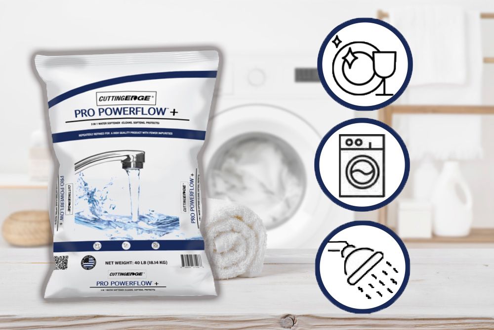 Cutting Edge® 40 lb. Pro PowerFlow™ Water Softener Salt Crystals (56 ...