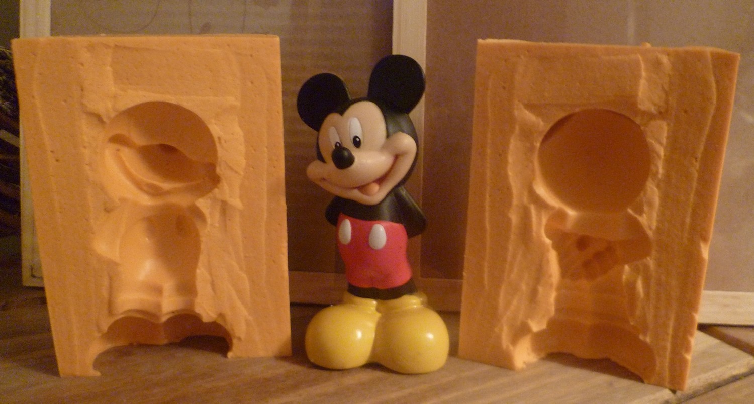 3D LARGE MICKEY MOUSE SILICONE MOULD