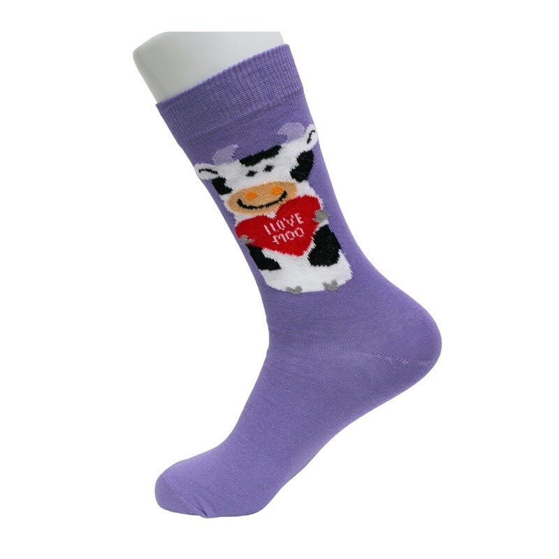 Socks Atomica I Love Moo