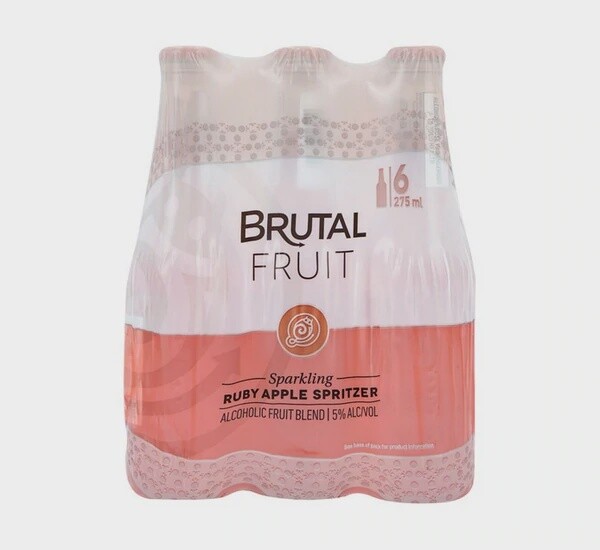 Brutal Fruit Ruby Apple 330ml - 6 PAK - Biltong Plus