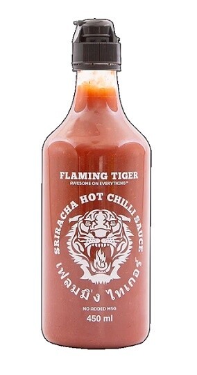 Flaming Tiger Sriracha Hot Chilli Sauce NZ | Biltong Plus