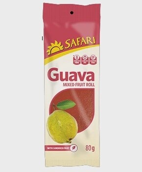 Safari Fruit Roll Guava 80g New Zealand | Biltong Plus