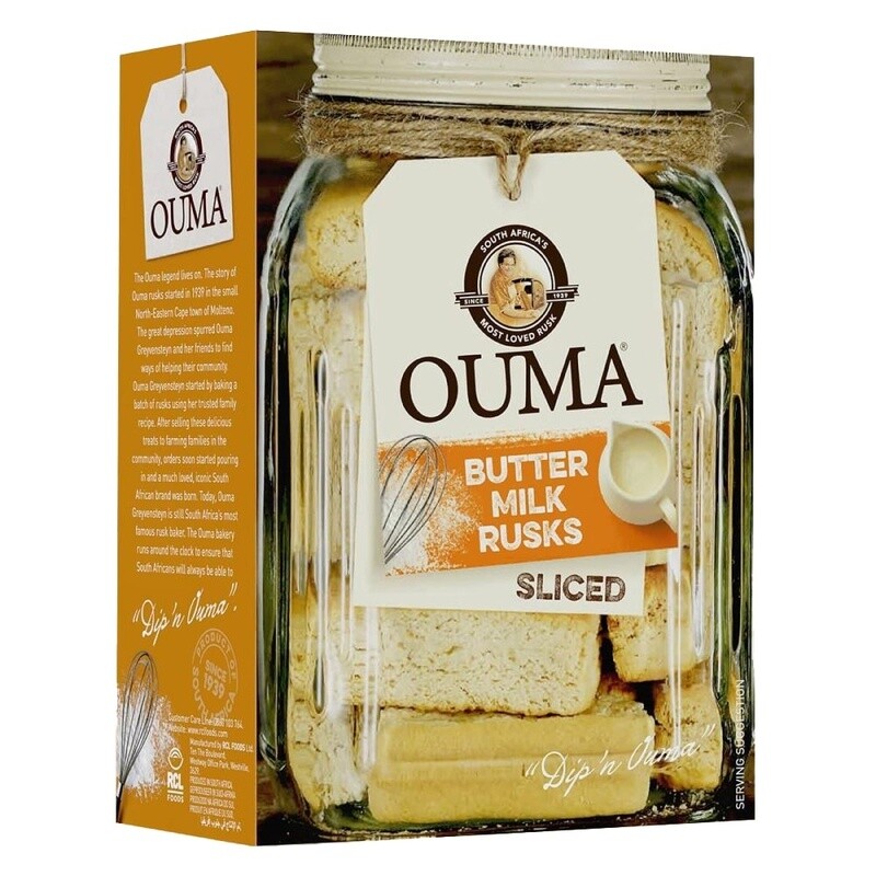 Ouma Rusks Buttermilk SLICED 500g - Biltong Plus