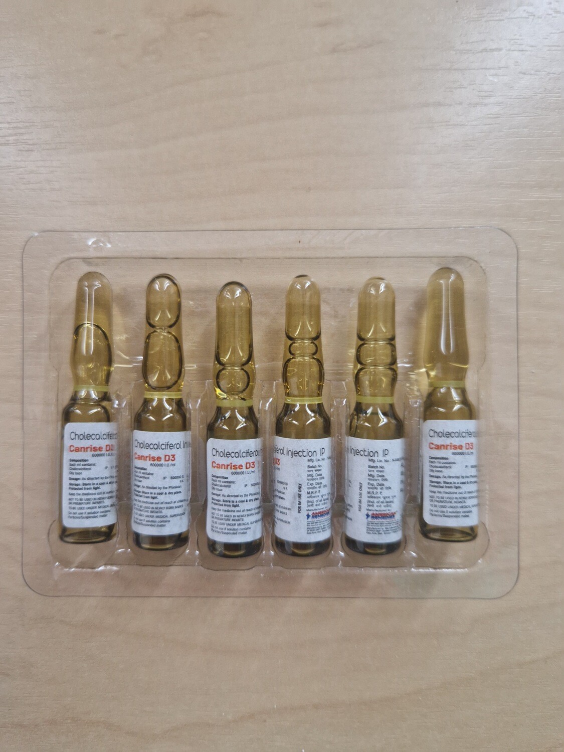 Vitamin D3 Ampoules - 600,000iu