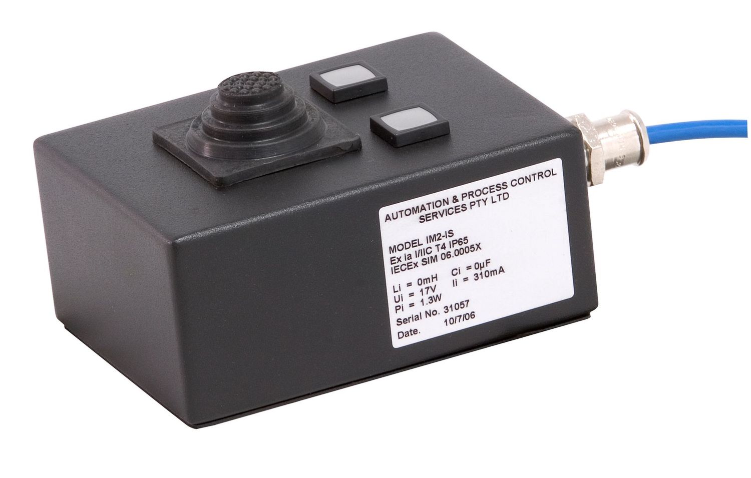 IM2-IS Intrinsically Safe Industrial Mouse