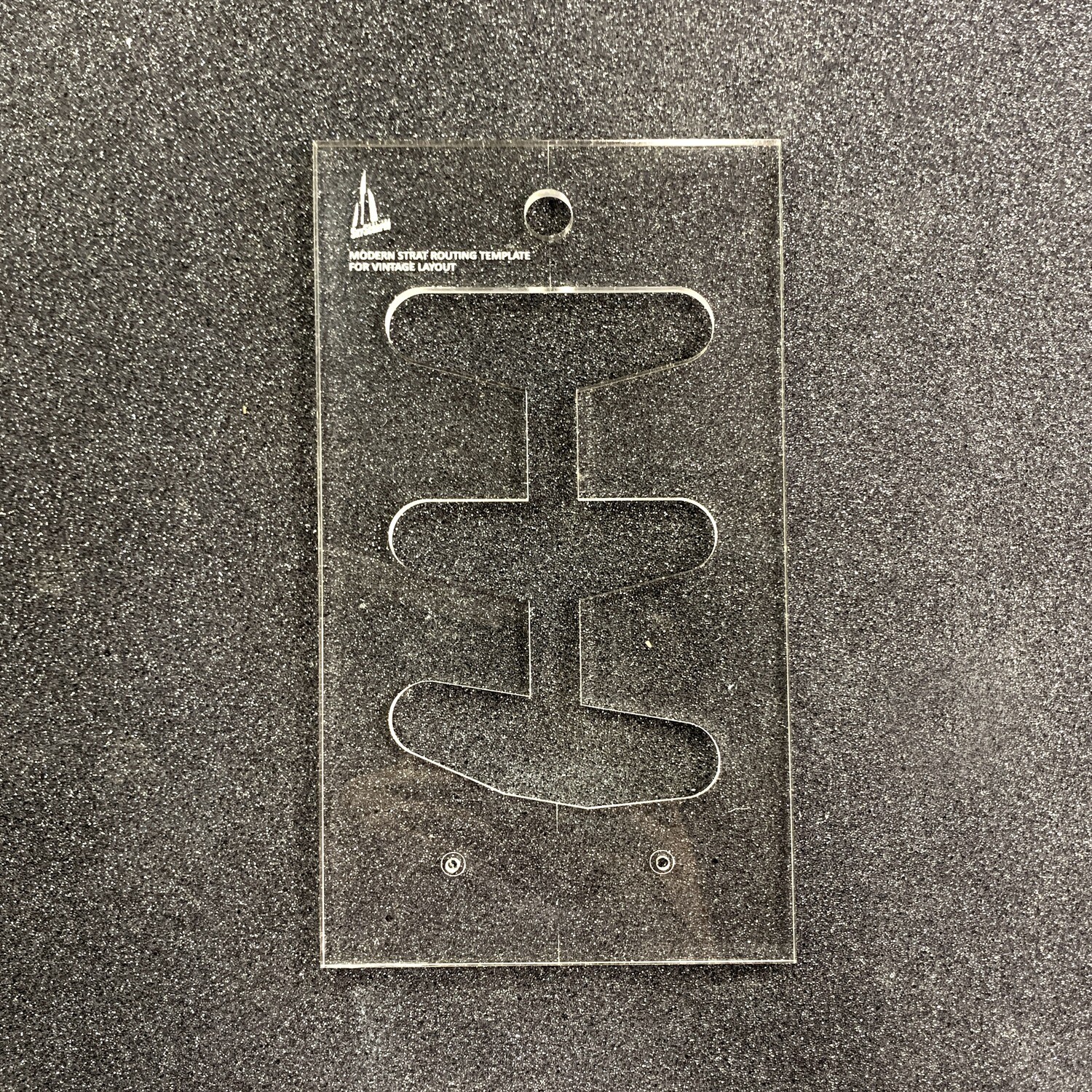 Modern Strat SSS Routing Template | SkyScraper Guitars