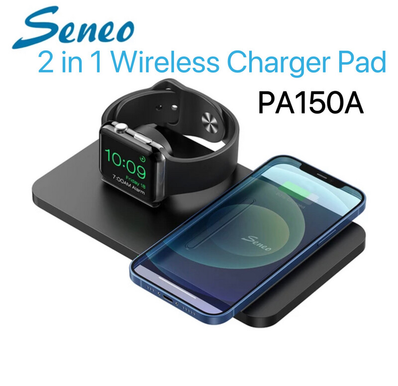 Seneo 2in1 Wireless Charge Pad PA150A