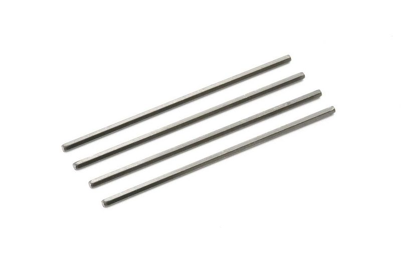 Mini 4WD 60mm Reinforced Shafts, Black (4pcs)