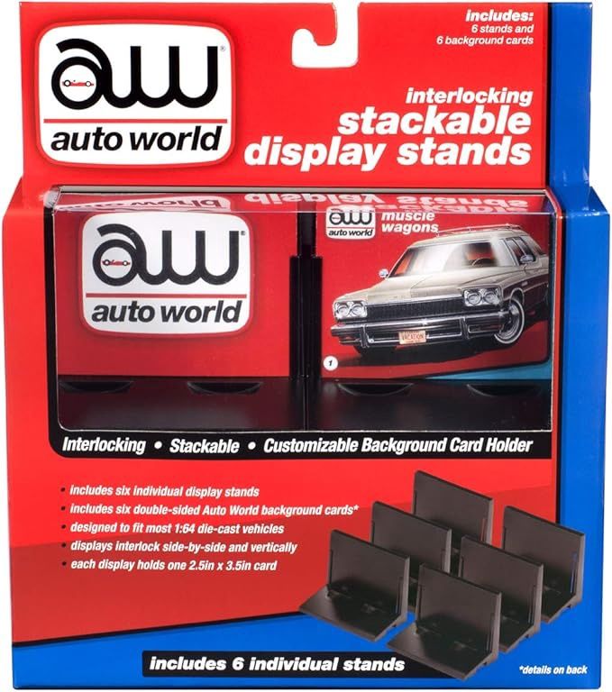 Interlocking Stackable Display Stands for 1/64 (6 pcs.)