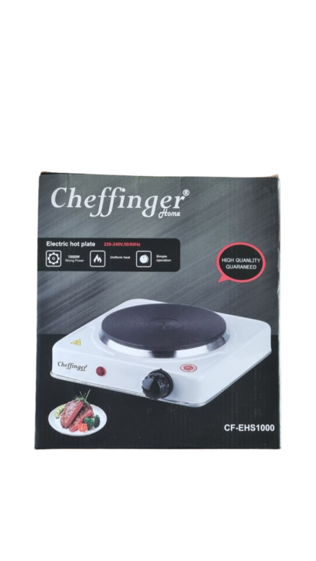 Kookplaat elektrisch Cheffinger CF-EHS1000 1-pits