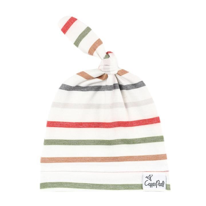 Copper Pearl Knotted Hat - Linus