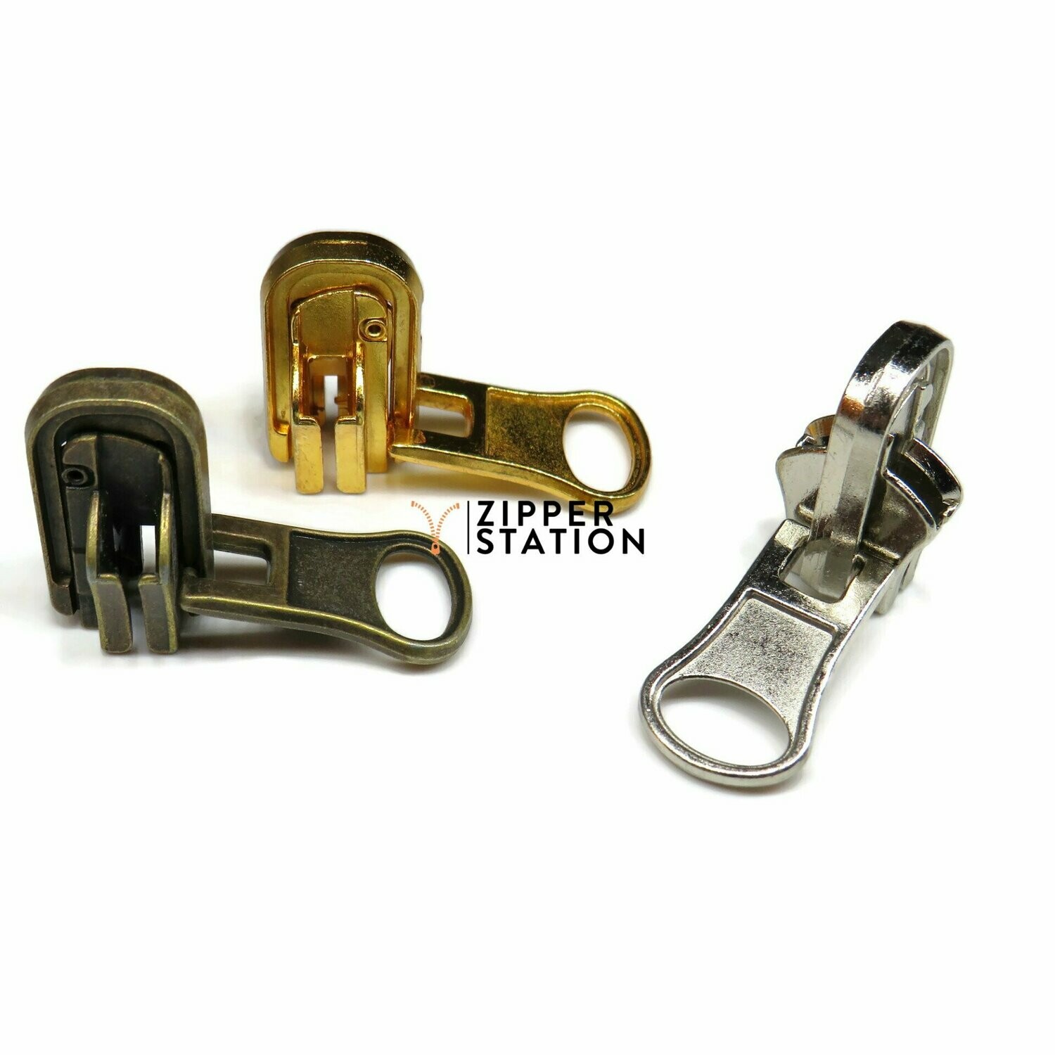 #8 Metal Reversible Zip Sliders